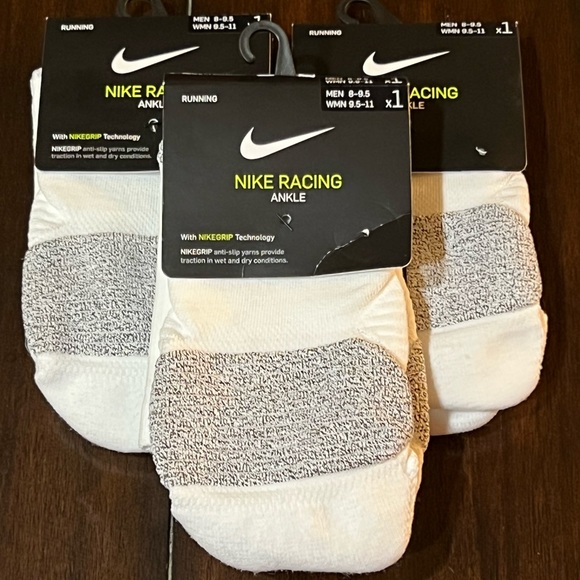 Nike | Underwear & Socks | Nwt Nike Racing Nikegrip Technology Running ...